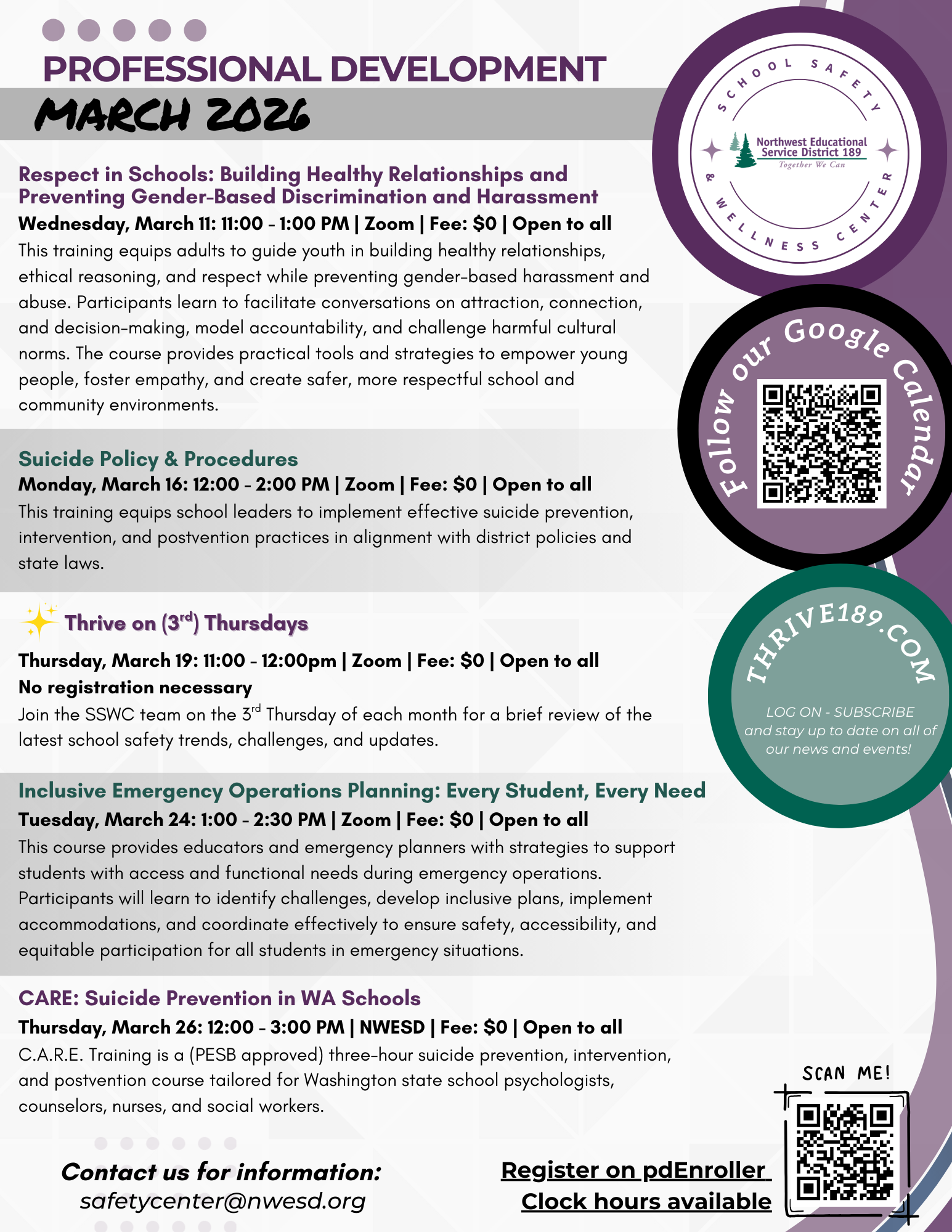 Mark Your Calendars: Big March Events Coming Soon! – Thrive 189: School ...